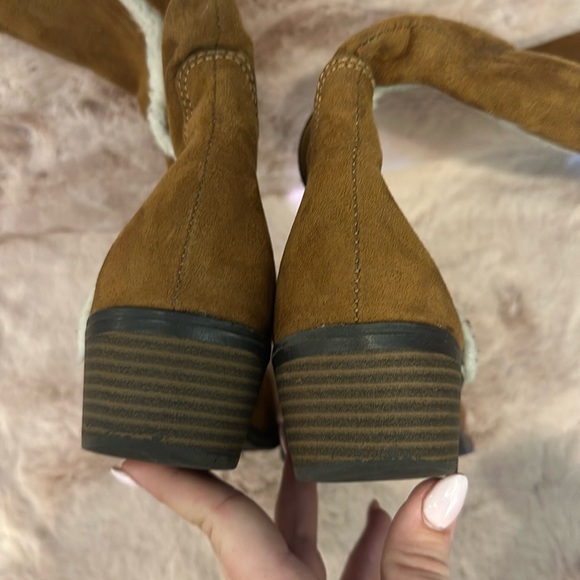 MIA | Shoes | Mia Knee High Brown Suede Boots | Poshmark